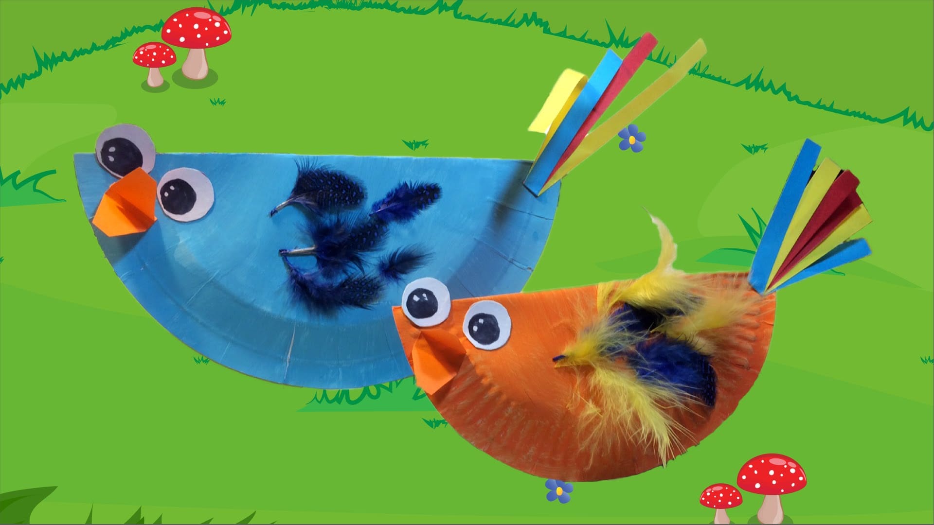 Kip en kuiken knutselen van een wegwerpbord - Kidsbios.nl